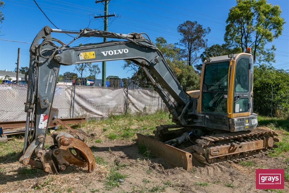 Volvo ECR 88 Plus 8 Tonne Excavator Auction (0001-5051388) | Grays ...