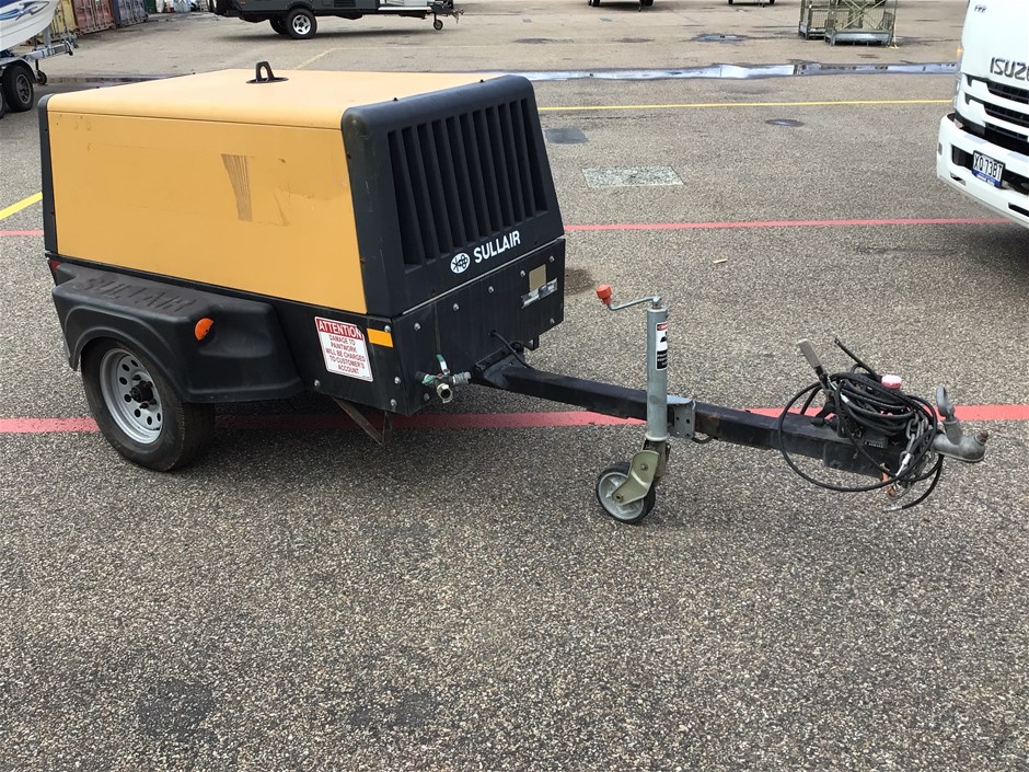 2007 Sullair 185CA Trailer Mounted Compressor Auction (0001-7042741 ...