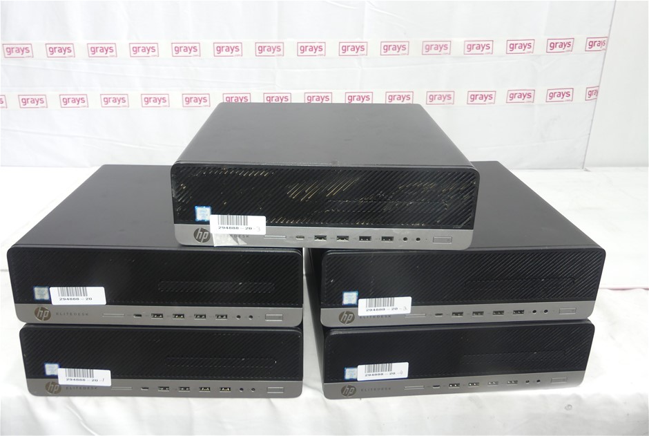 Box Of HP Assorted Model Desktop PC Approx Includes 1 x HP E Auction ...