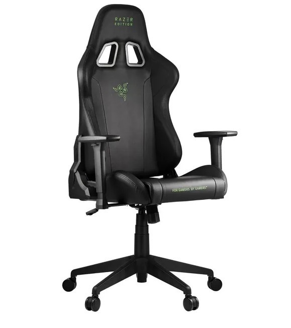 RAZER ZEN Edition Gaming Chair Black/Green, Up to 150kg. NB: Assembled ...