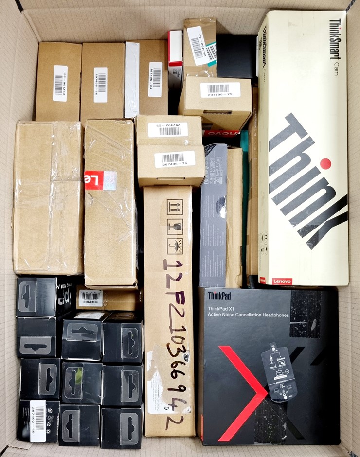 Box of USED/UNTESTED Lenovo Accessories Auction (0010-2187739) | Grays ...