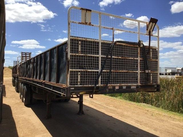 2006 Maxitrans ST3 Triaxle Flat Top Trailer Auction (0008-9043505) | Grays Australia