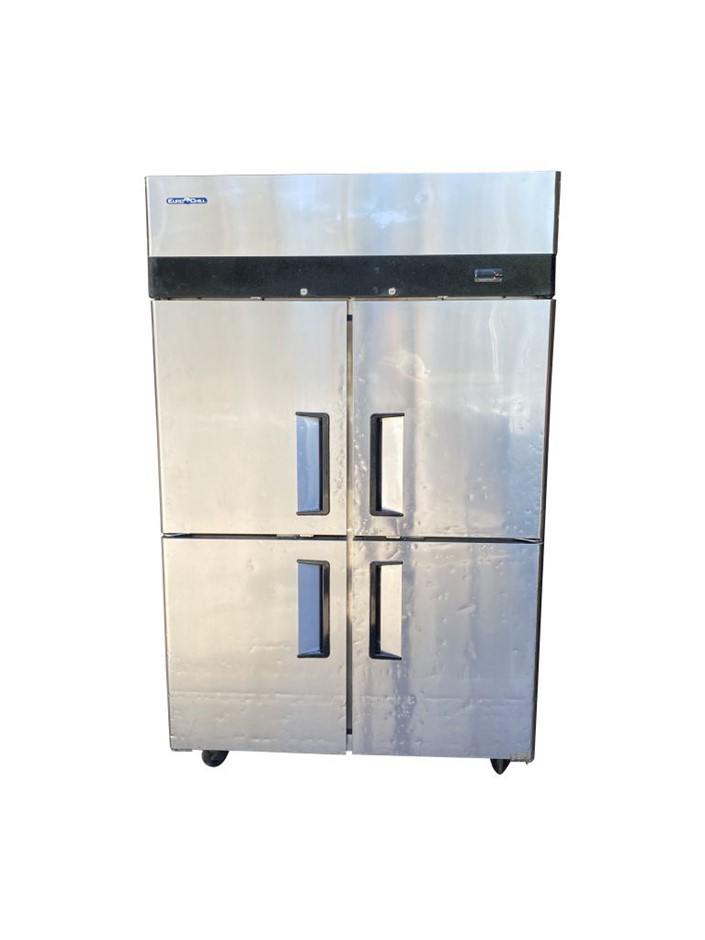 EUROCHILL 4 SPLIT DOOR UPRIGHT FRIDGE Auction (0031-5051455) | Grays ...