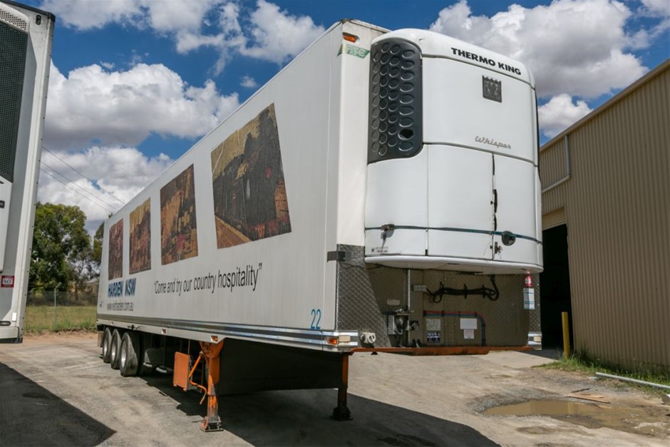 2014 FTE FTE/3A Triaxle Dual Zone 24 Pallet Refrigerated Trailer ...
