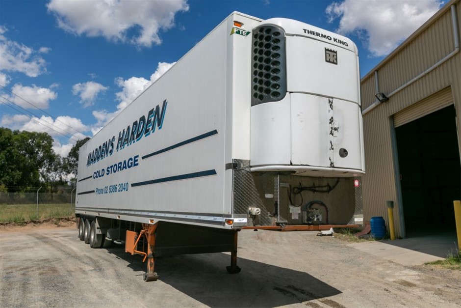 2013 FTE FTE/3A Triaxle Dual Zone 24 Pallet Refrigerated Trailer ...