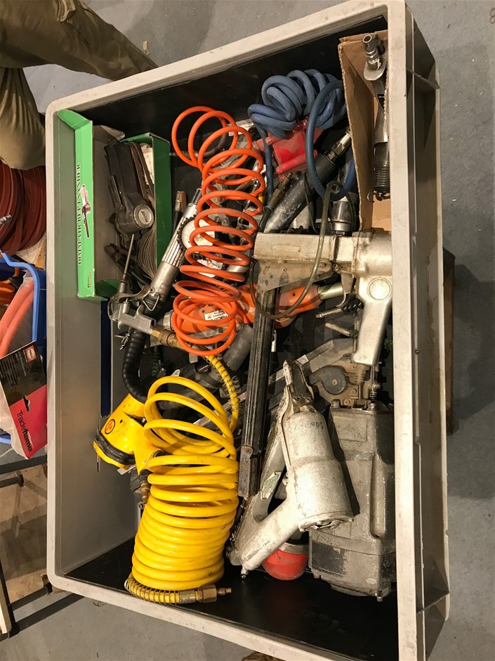 1 x Tub of Assorted Pneumatic Tools Auction (0166-3024371) | Grays Australia
