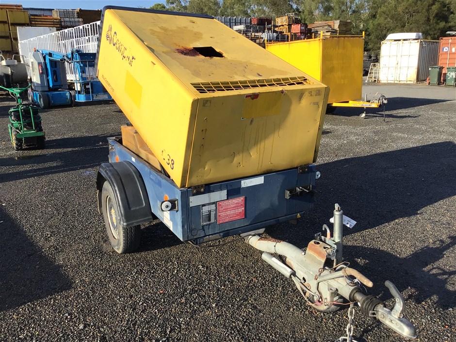 CompAir C38 Trailer Mounted Compressor Auction (0017-5051663) | Grays ...