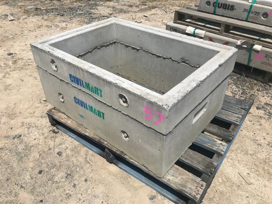 2 x Assorted Concrete Pit Surrounds Auction (0057-3024355) | Grays ...