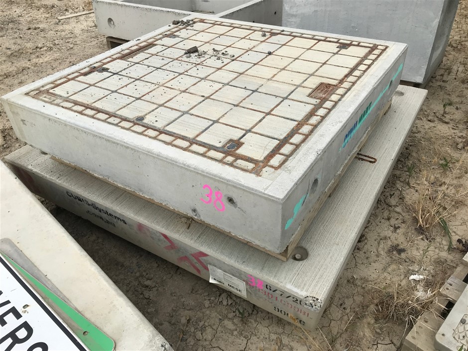 2 x Assorted Concrete Pit Covers Auction (0038-3024355) | Grays Australia