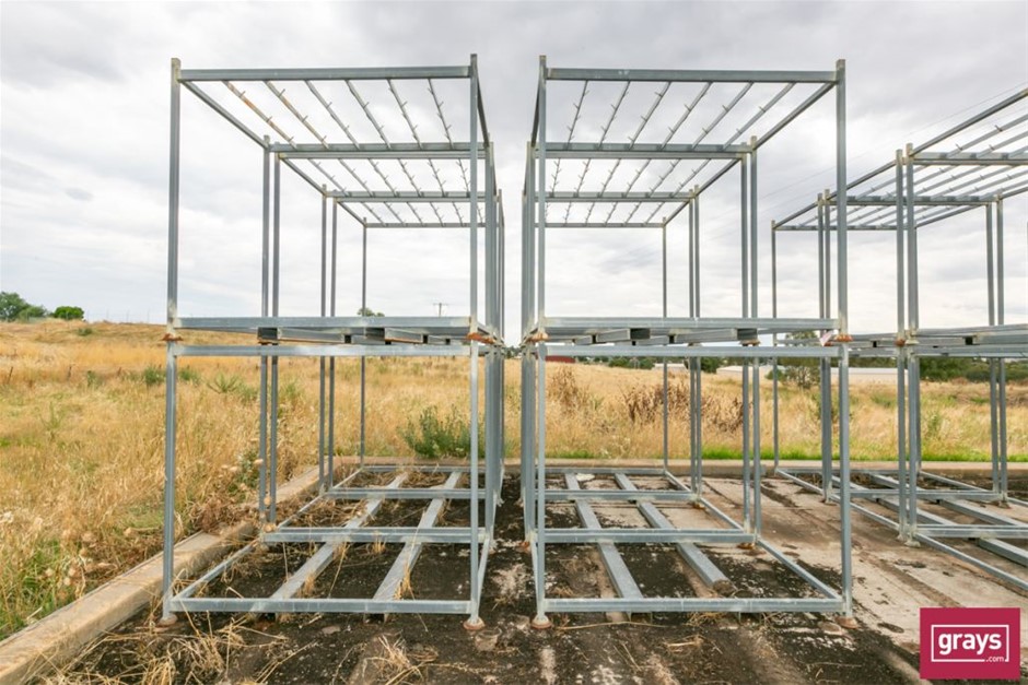 Qty 12 x Stackable Meat Hanging Stillage Auction (0627-5051823) | Grays ...