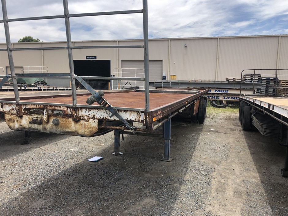 1981 Unknown 40'-60' Extendable Bogie Axle Trailer Auction (0027 ...