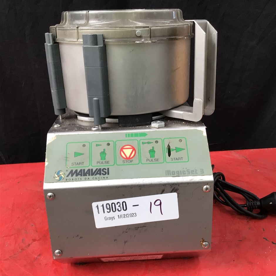Malavasi MS3 Food Processor Auction (0019-3024443) | Grays Australia