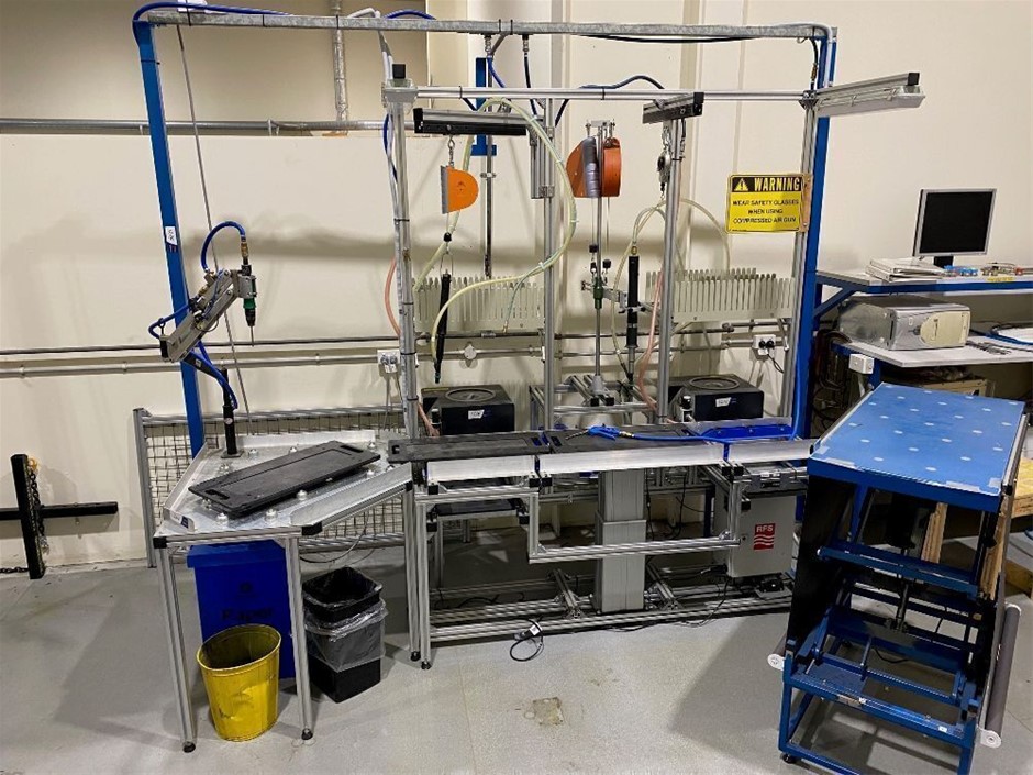 Assembly Line Rig Extruded Aluminium Rexroth Frame Auction (1214 ...