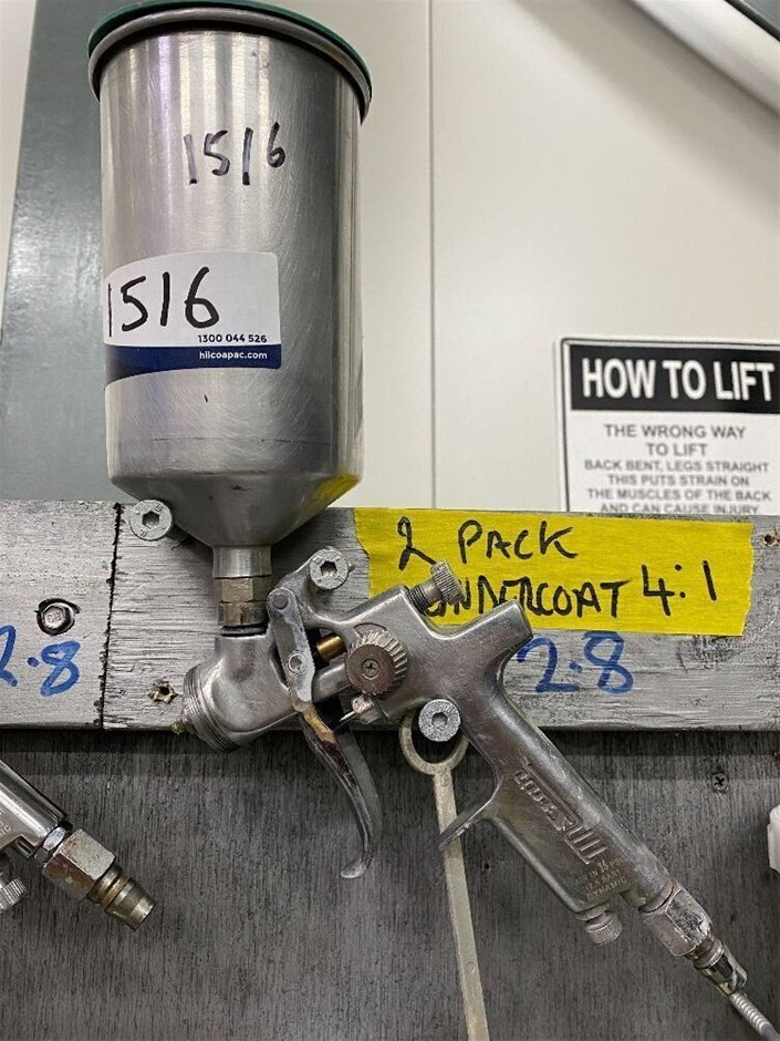 Stan Spray Gun with Stainless Steel Pot Auction (1516-3024589) | Grays ...