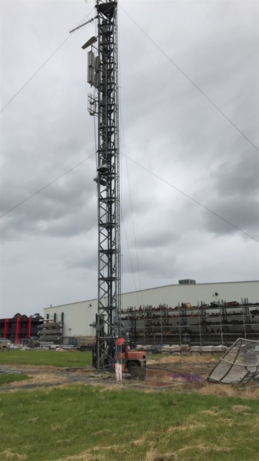 Triangular galvanised metal constructed antenna array Auction (2198 ...