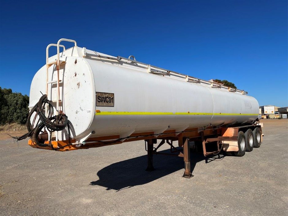 2011 Approx 21,000L Triaxle Semi Water Tanker Trailer Auction (0002 ...