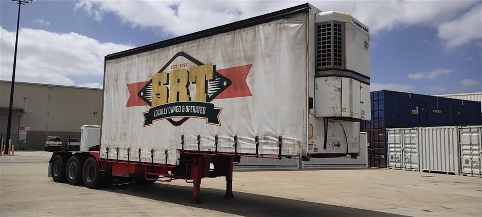 2001 Howard Porter TRI470 Triaxle Curtainsider Lead Trailer Auction ...