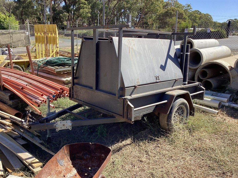 2009 Major trailers 7 x 4.5 feet Single Box Trailer Auction (0085 ...