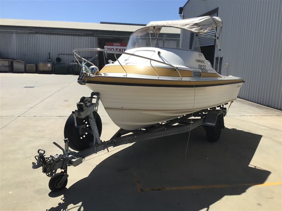 Nautiglass Sportsman Half Cab Boat Auction (0001-60016247) | Grays ...