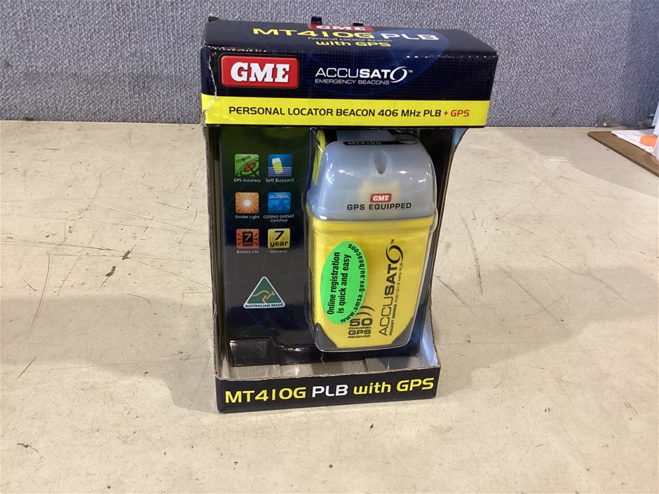 GME MT410G PLB Personal Emergency Beacon Auction (0019-8017093) | Grays ...
