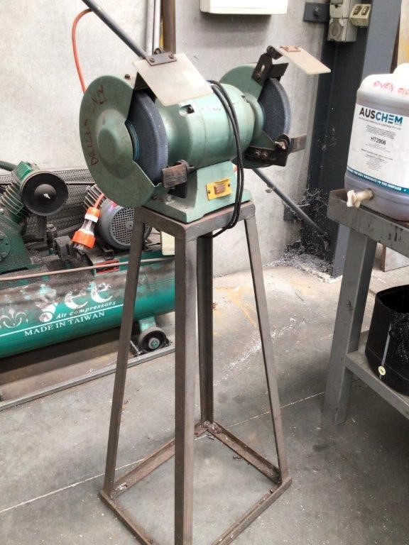 240V Bench Grinder on Steel Stand Auction (0055-3024666) | Grays Australia