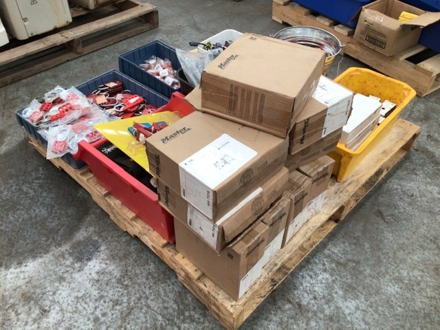 Large Quantity of Lockout Locks and Keys with 9 Master Lock Boxes ...