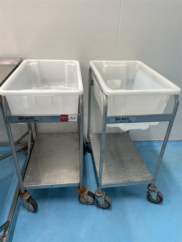 Trolleys and poly bins Auction (0169-5051836) | Grays Australia