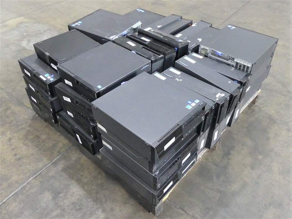 Pallet of Assorted 33 Desktop PCs Auction (0025-2550677) | Grays Australia
