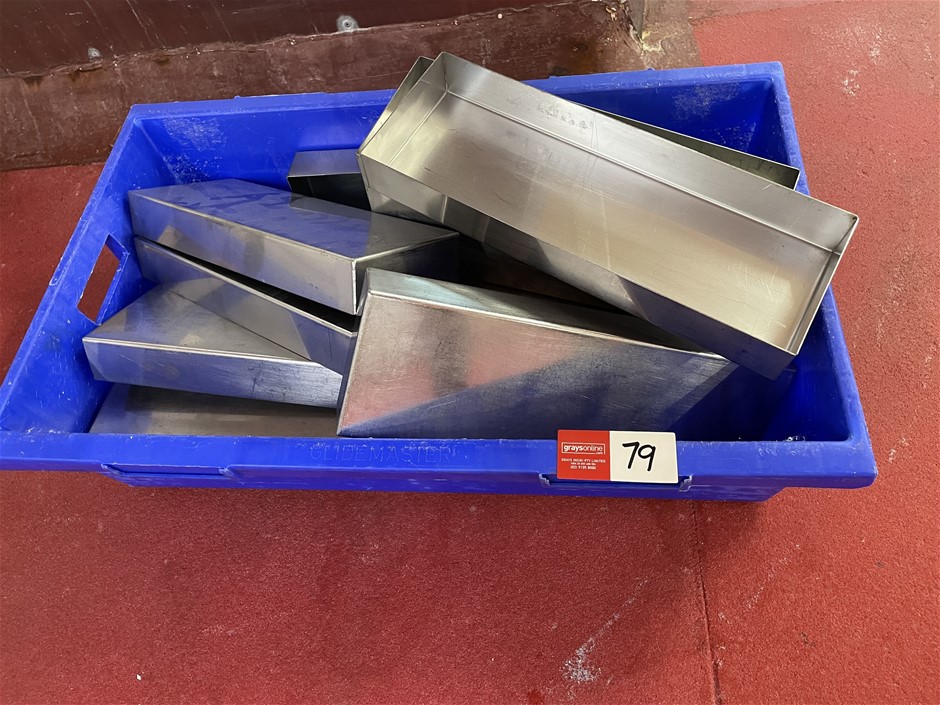 Stainless steel trays Auction (0079-5051836) | Grays Australia