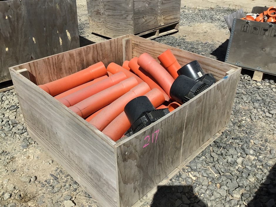 Crate of Assorted Electrical Conduit Fittings Auction (0217-3024634 ...