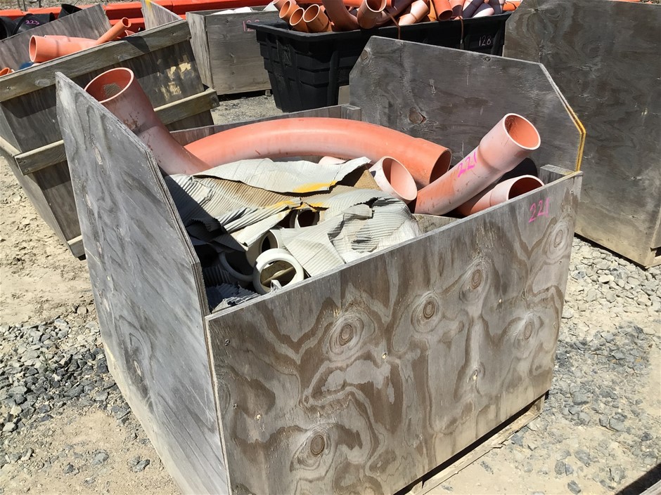 Crate of Assorted Electrical Conduit Fittings Auction (0221-3024634 ...