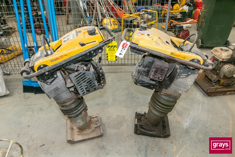 2x Wacker Neuson, Rammer/Compactor Auction (0029-3024608) | Grays Australia