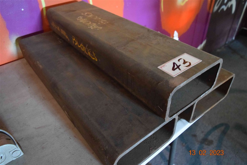 Lot of 3 Offcut Steel Channel Auction (0043-9039078) | Grays Australia