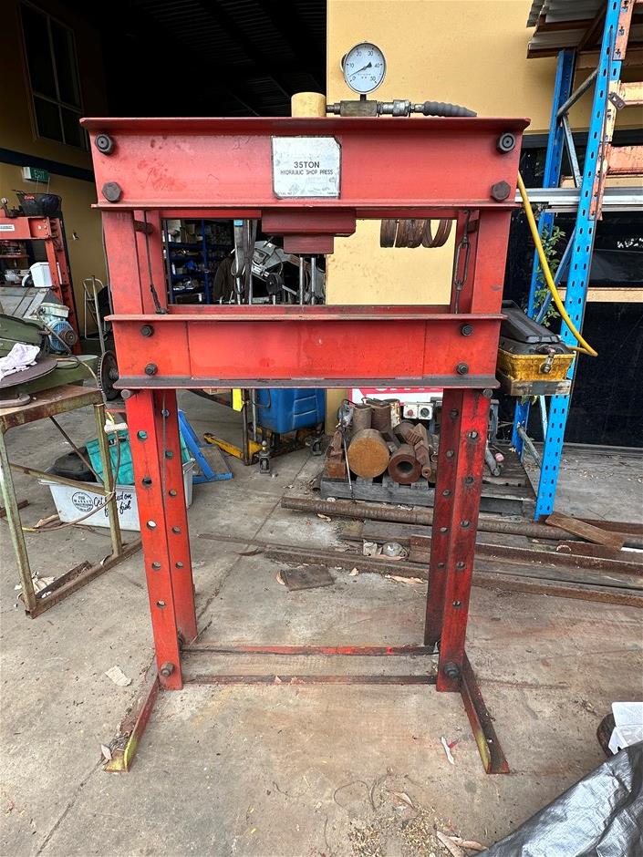 Hafco 35TON Hydraulic Shop Press Auction (0008-7043528) | Grays Australia