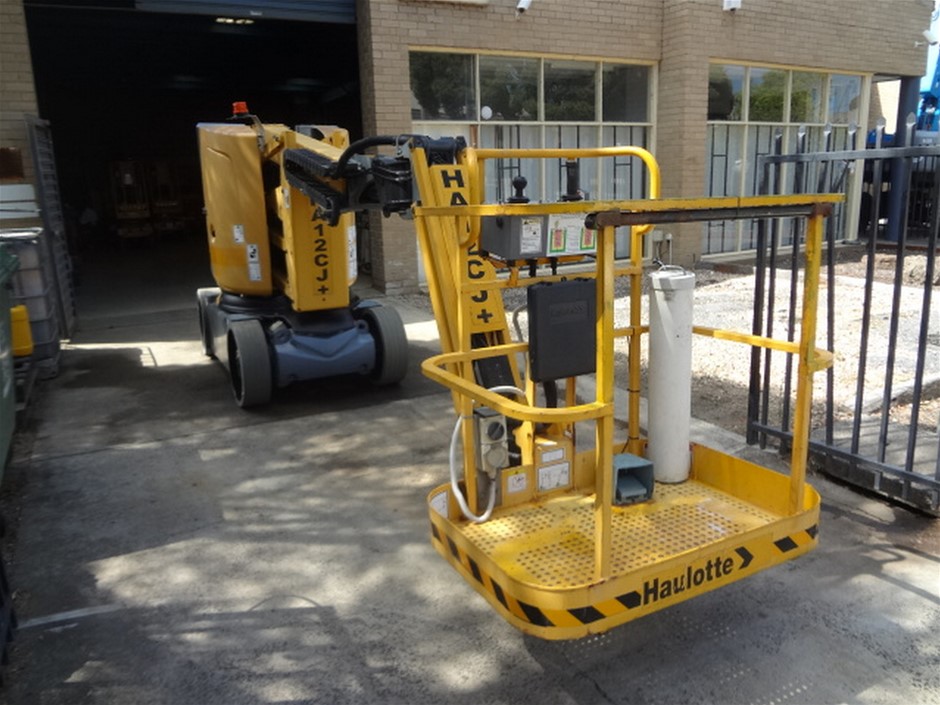2014 Haulotte HA12CJ+ Narrow Electric Knuckle Boom with Jib Auction ...