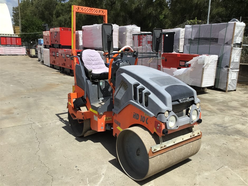 HAMM HD10C VV Smooth Drum Roller Auction (0012-5052049) | Grays Australia
