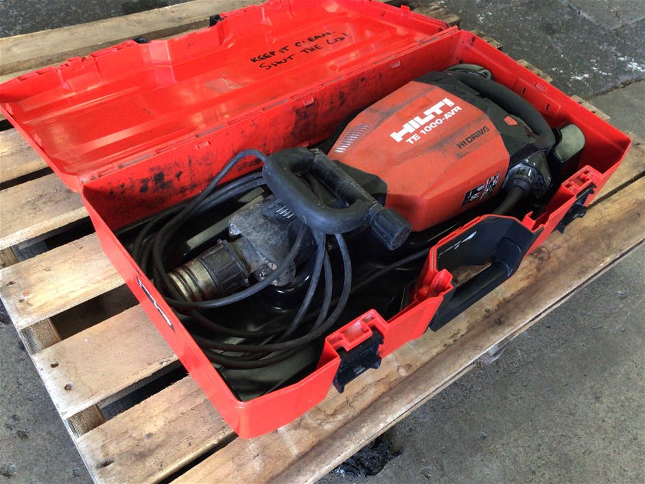 HILTI TE 1000-AVR Jackhammer Auction (0022-7043764) | Grays Australia