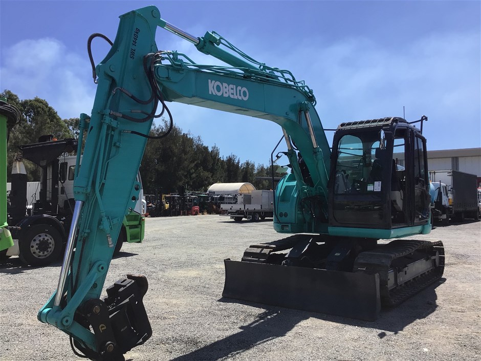 Unreserved 2019 Kobelco SK135SR-5 Hydraulic Excavator