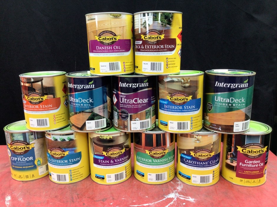 100 x Assorted 1 Litre Tins of Paint Auction (0066-3024884) | Grays ...