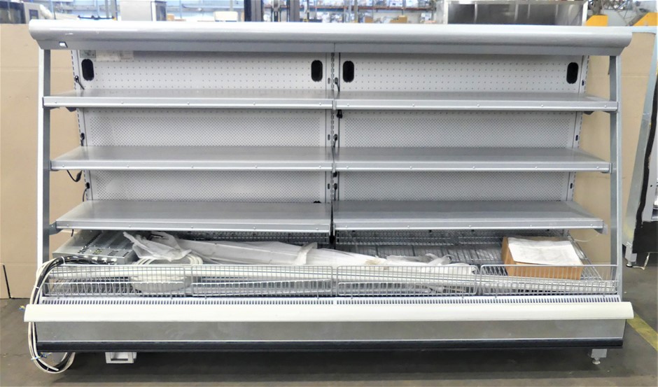 Hussmann Multi Deck Open Display Fridge with Lights Auction (0016 ...