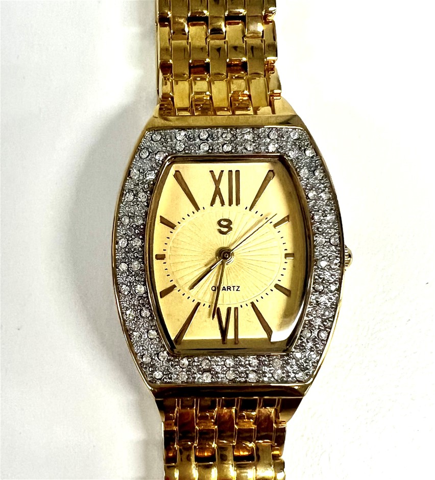Gold Mark Diamante Ladies Watch Auction (0072-2550745) | Grays Australia