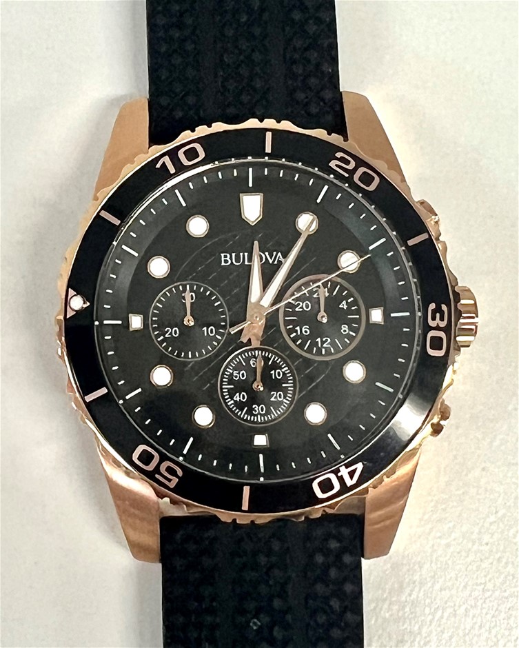 Bulova Chronograph Watch Auction (0123-2550745) | Grays Australia