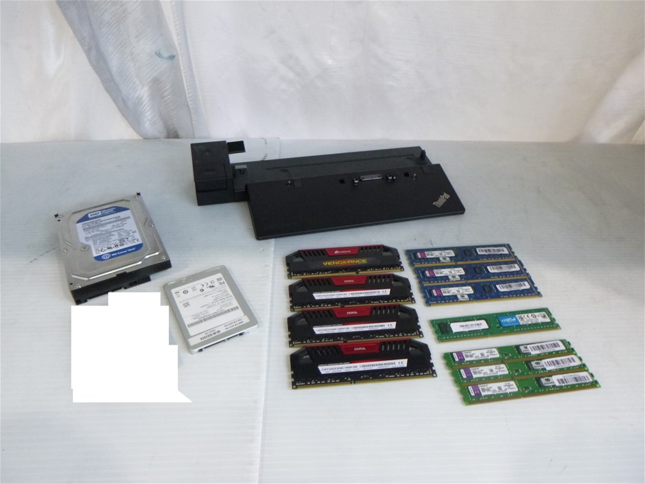 Bulk Lot Of Assorted Computer Peripherals & Accessories Auction (0033 ...