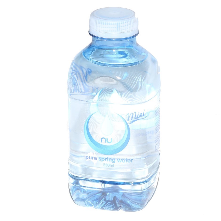280 x NU Mini Pure Spring Water 250mL Bottles. Auction (0391-5051100 ...