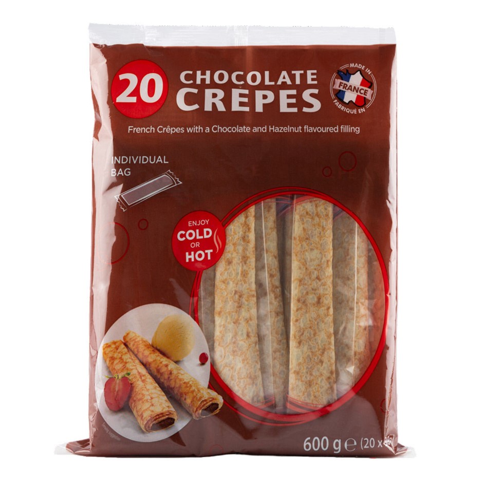 8 x TIGREAT 20pk Chocolate Crepes, 600g. Auction | GraysOnline Australia
