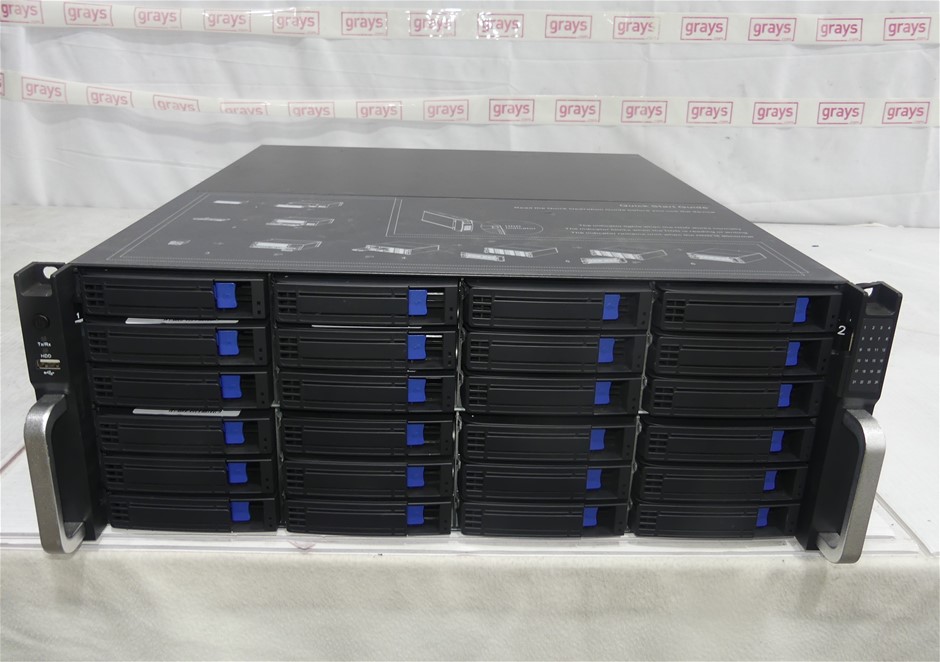 NVR Embedded Network Video Recorder 24 Bay 3.5 Inch Hard Drive Auction ...