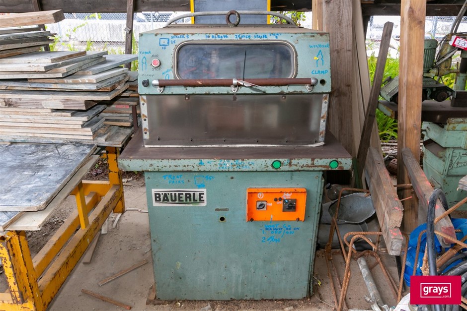 1988 Bauerle PM250 Horizontal Shaper Auction (0011-5052123) | Grays ...