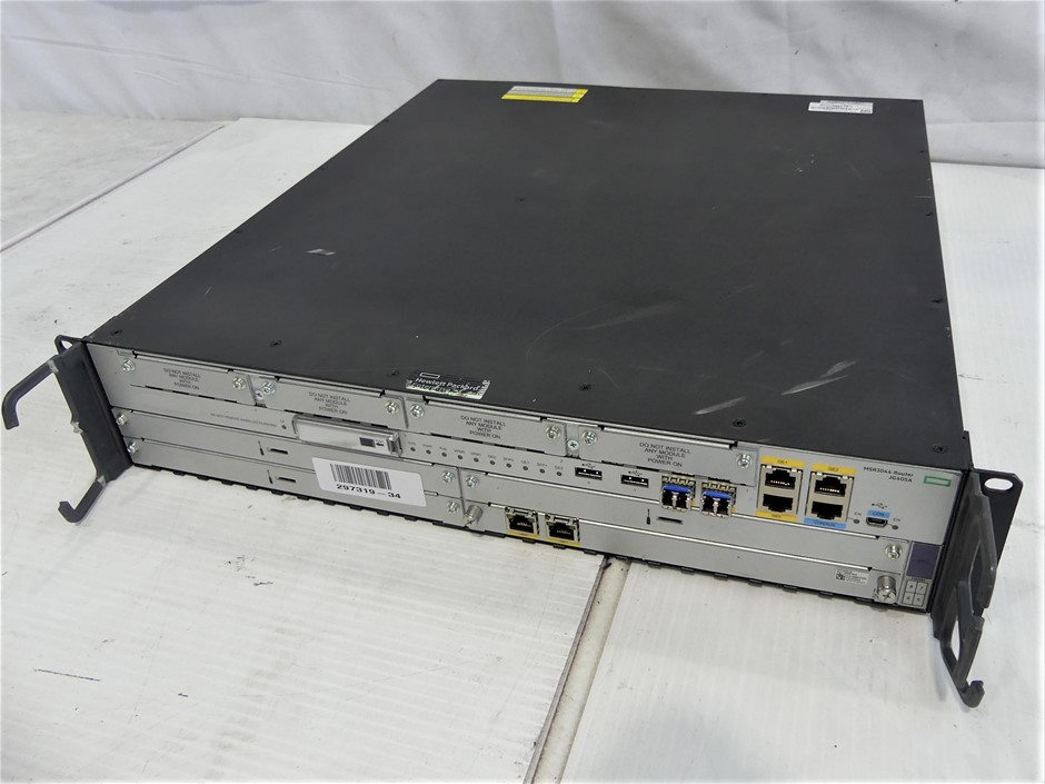 HPE Flexnetwork MSR3044 Router P/N: JG405A Auction (0003-2551619 ...
