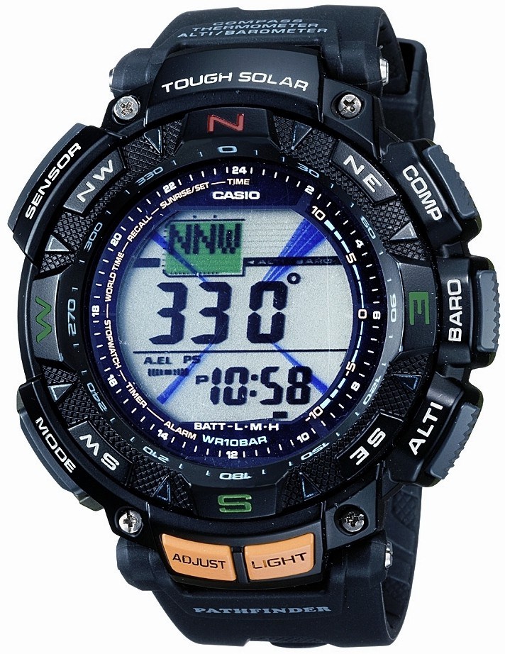 Buy Casio Pro Trek Mens Chronograph Digital Compass Thermometer Watch ...