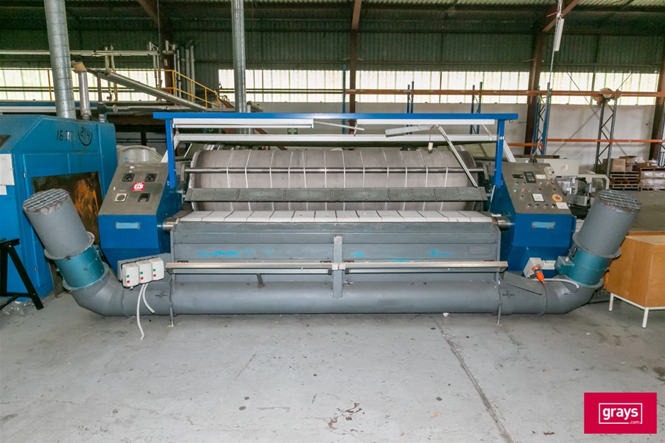 Voss Ironer 3 Industrial Steam Heated Ironing Machine Auction (0024 ...